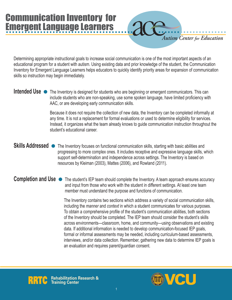 Content - VCU Autism Center for Education